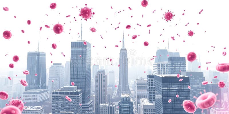 Vibrant Microscopic Bacteria Patterns a Colorful Abstract Wallpaper ...