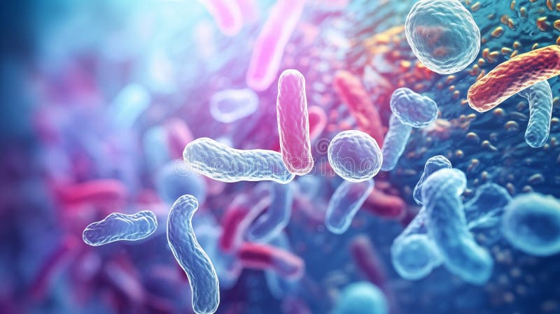 Microscopic Spherical Cells Intricate Texture Vibrant Colors Stock Photos - Free & Royalty-Free ...