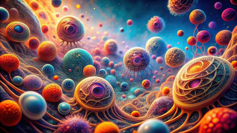 Vibrant Organic Cellular Structures Stock Illustrations – 2,477 Vibrant ...