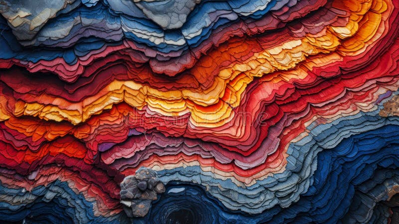 Vibrant Mineral Spectacle in Yellowstone. Exploration of Geology S ...