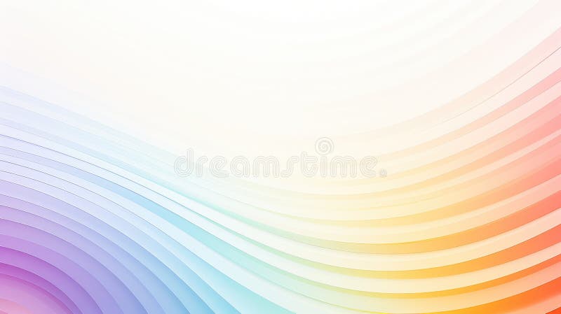 Vibrant Minimal Rainbow Background Stock Photo - Image of clean ...