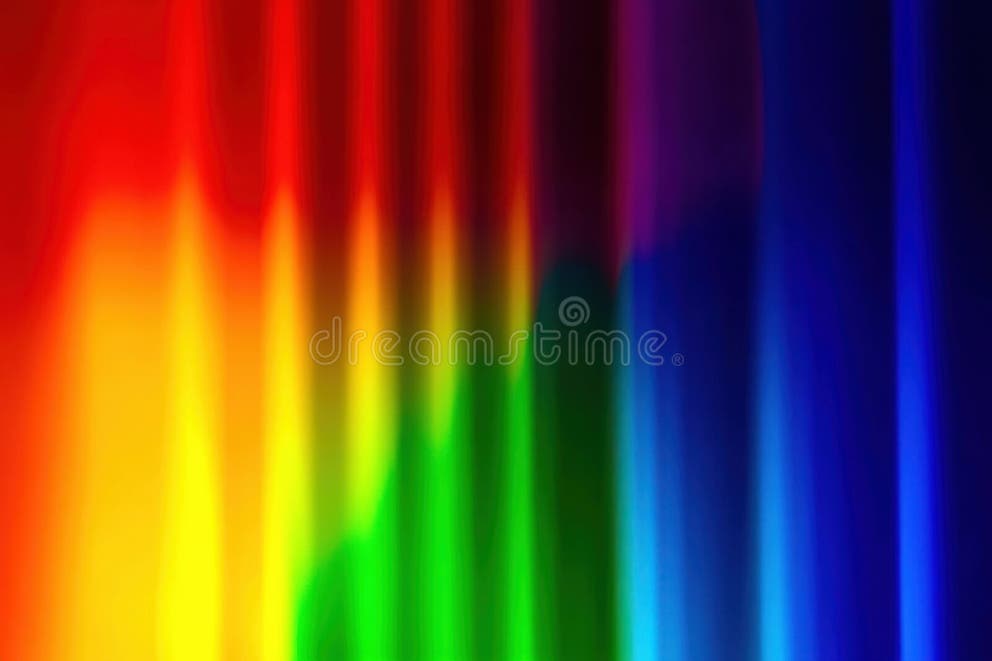 Vibrant Minimalistic Abstract with Rainbow Gradient Design Stock Photo ...