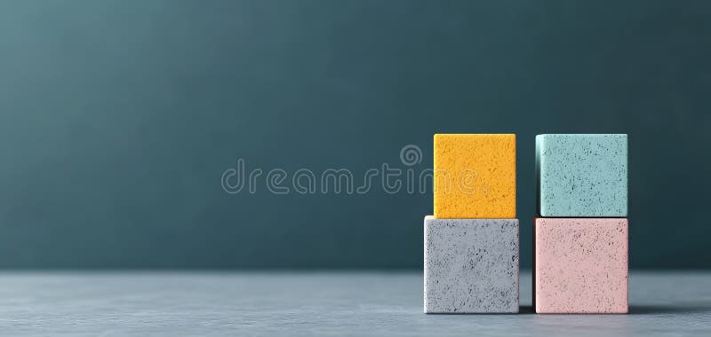 Vibrant and Modern Building Blocks Showcasing Strength in Design and ...