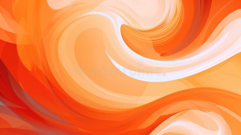 Vibrant Modern Orange Background Stock Illustration - Illustration of ...