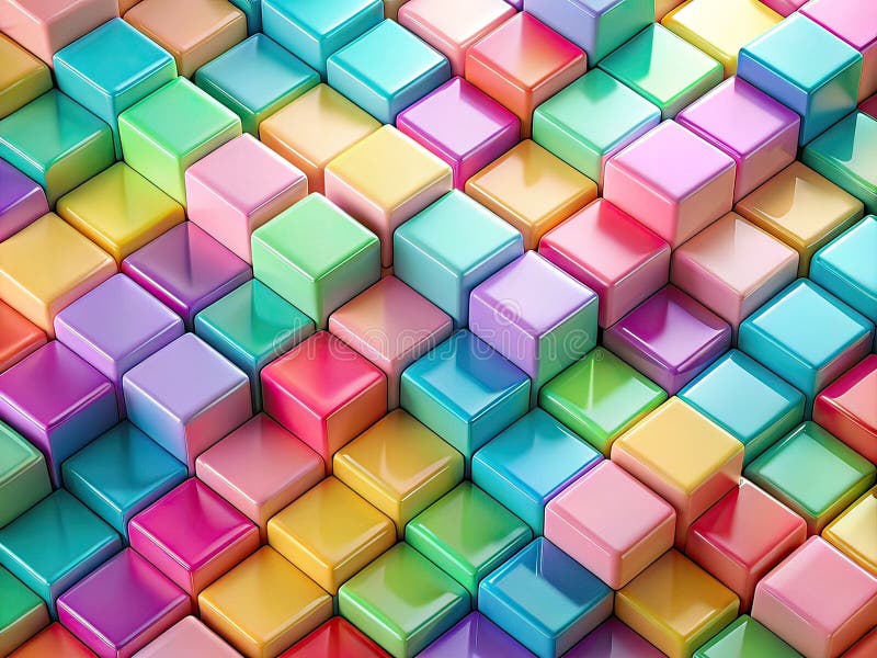 A Vibrant and Modern Pastel Square Block Gradient Background Design for ...