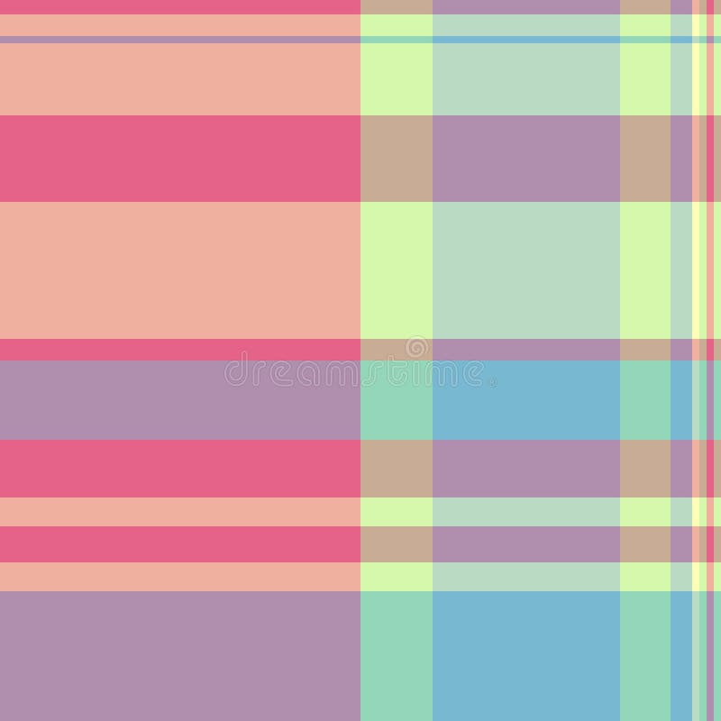 Vibrant, Modern Plaid Background Featuring Pastel Hues. Versatile for ...
