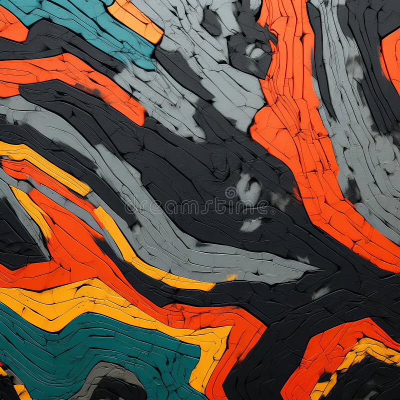 Vibrant Modular Constructivism Art with Balanced Symmetry Designs Stock ...