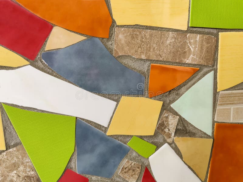 Vibrant Mosaic Artwork Displaying Assemblage of Colored Tiles. Array of ...