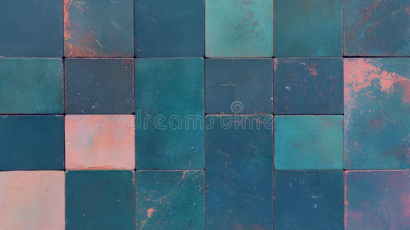 Vibrant Mosaic of Uneven Slate Tiles for Modern Interior Design Stock ...
