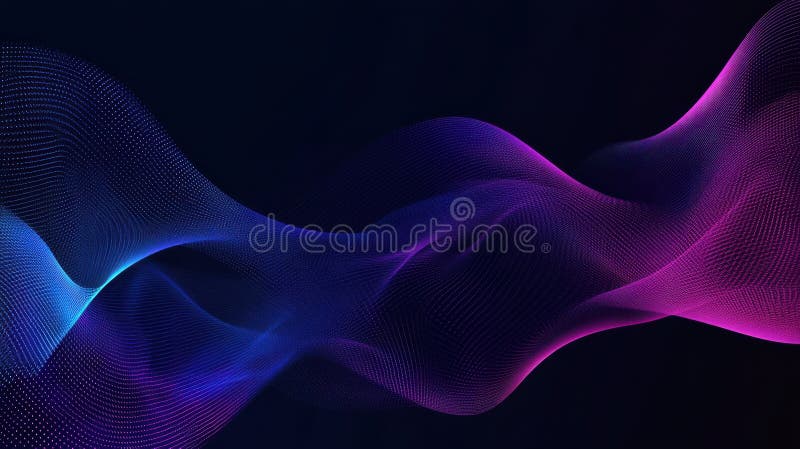 Vibrant Moving Wave Patterns Stock Photo - Image of modern, blue: 371607940