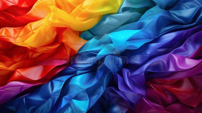 Multicolor Fabric Background.Generative AI Stock Illustration ...