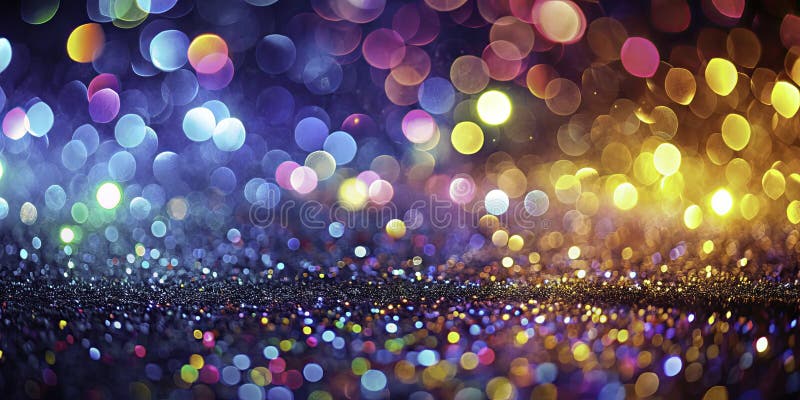 A Vibrant Multicolor Glitter Background with Sparkling Circles a ...