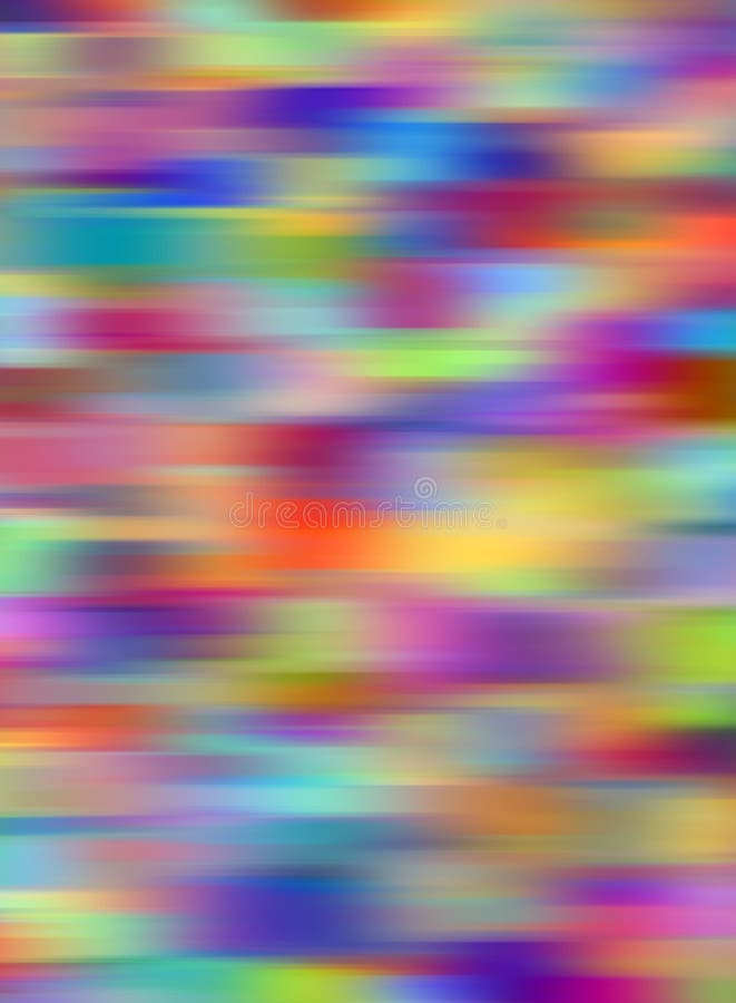 Vibrant Multicolored Abstract Blur Background. Stock Illustration ...