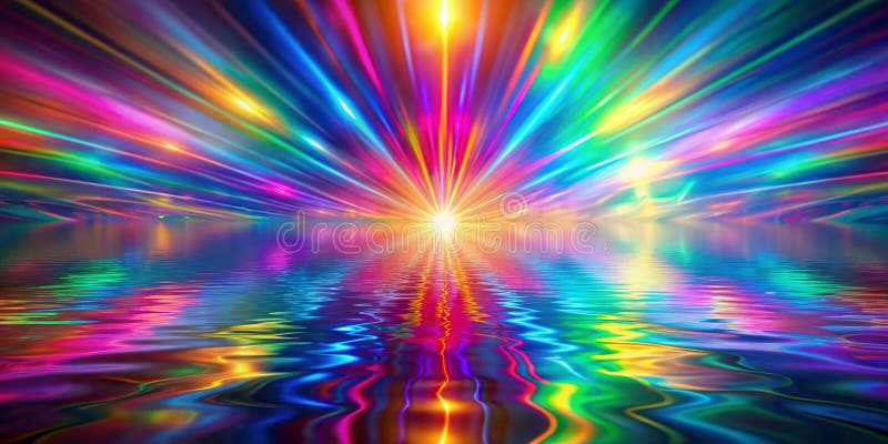 Vibrant Multicolored Background Featuring a Mesmerizing Light ...