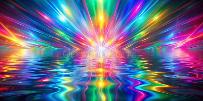 Vibrant Multicolored Background Featuring a Mesmerizing Light ...