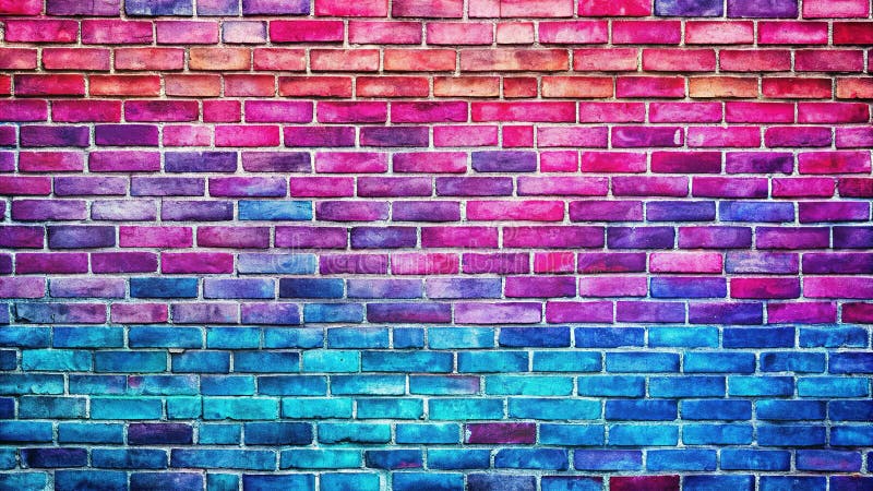Vibrant Multicolored Brick Wall Texture a Stunning Background Design ...