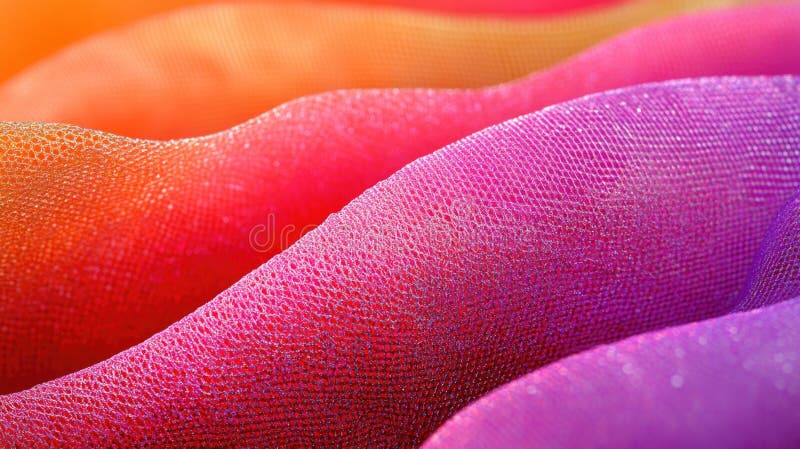 Vibrant Multicolored Fabric Texture with Wavy Patterns Stock Image ...
