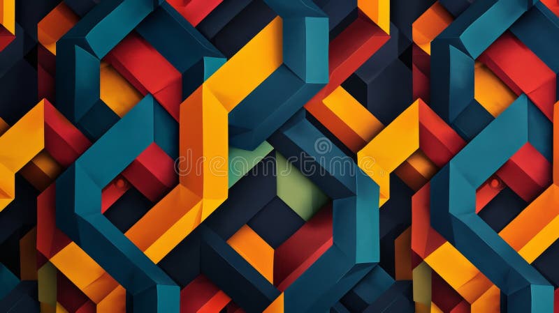 Vibrant Multicolored Pattern Bursting with Colors Stock Image - Image ...
