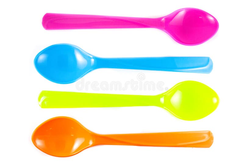 Vibrant Multicolored Spoons Stock Photo - Image of spoon, chuck: 33455294
