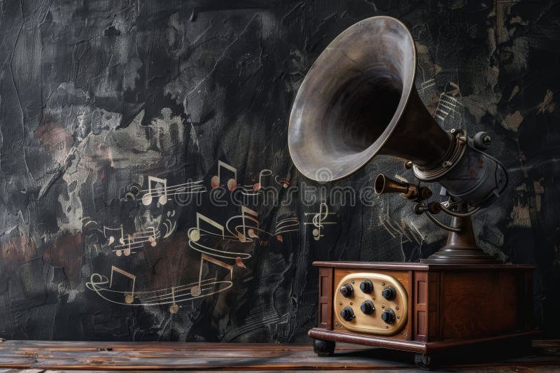 Vibrant Music Notes Dance in Abstract Waves, Evoking Harmony and Rhythm ...