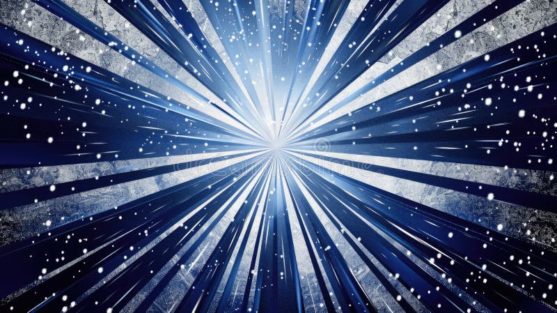 Navy Starburst Background