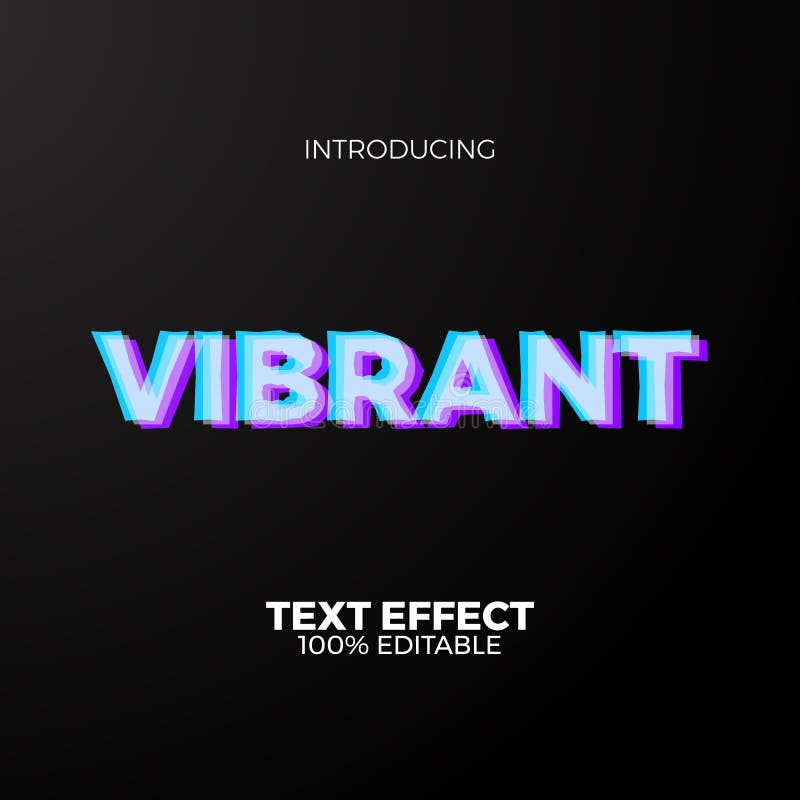 Artificial Intelligence Editable Text Effect Stock Vector - Illustration of lettering, editable ...