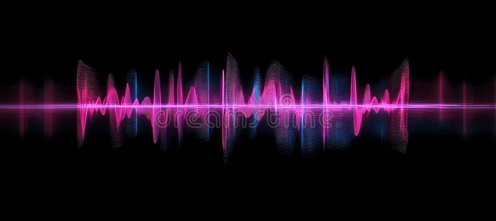 Vibrant Neon Equalizer Visuals Captivating Music Dynamic Illustration ...