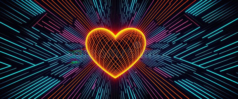 Luminous Heart Dynamic Pulse Effect Stock Photos - Free & Royalty-Free ...
