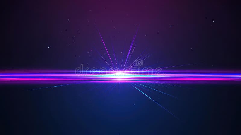 Vibrant Neon Laser Lines Create a Mesmerizing Abstract Design that ...