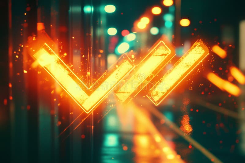 Vibrant Neon Light Abstract Stock Illustration - Illustration of modern ...