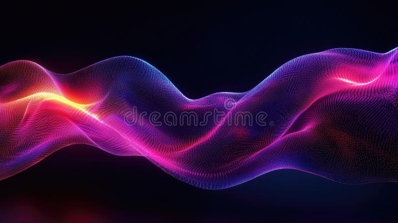 Vibrant Neon Liquid Swirling in Mid Air Creates Mesmerizing Visual ...