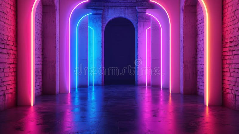 Neon Archways Stock Photos - Free & Royalty-Free Stock Photos from ...