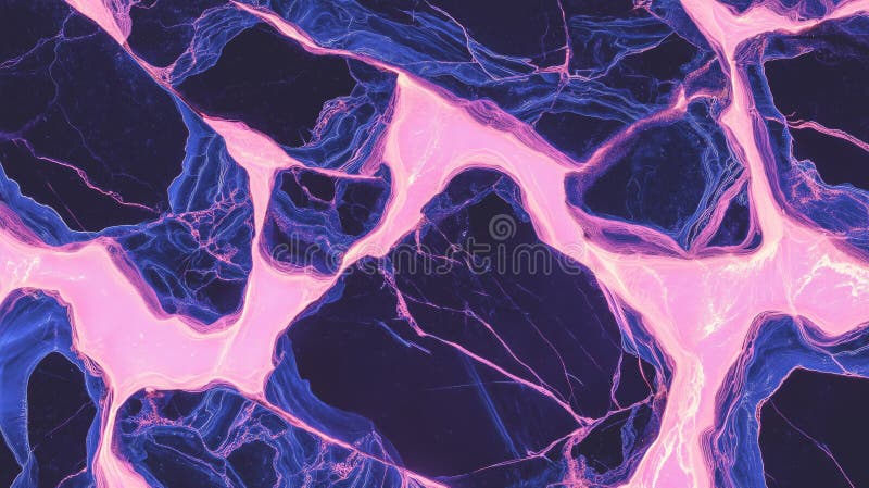 Vibrant Neon Marble with Pink and Blue Electric Flow Patterns Stock ...