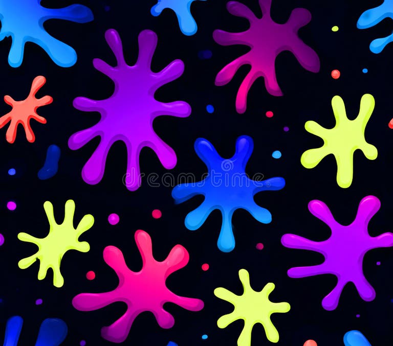 Neon Splatter Stock Illustrations – 8,321 Neon Splatter Stock ...
