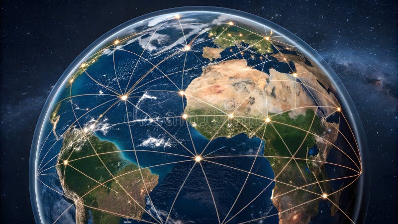 A Vibrant Network Connecting Continents Across the Globe through ...