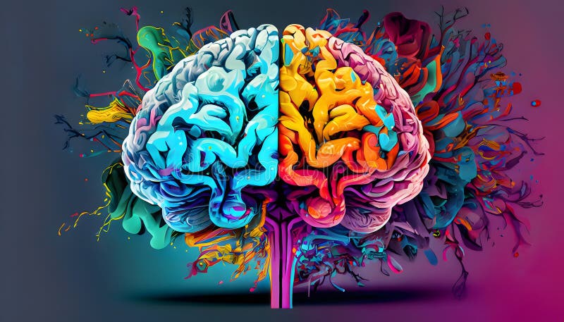 An Abstract Depiction of the Human Brain, Illustrating the Complexity ...