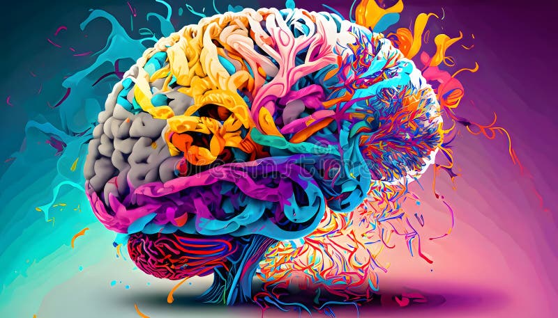 An Abstract Depiction of the Human Brain, Illustrating the Complexity ...