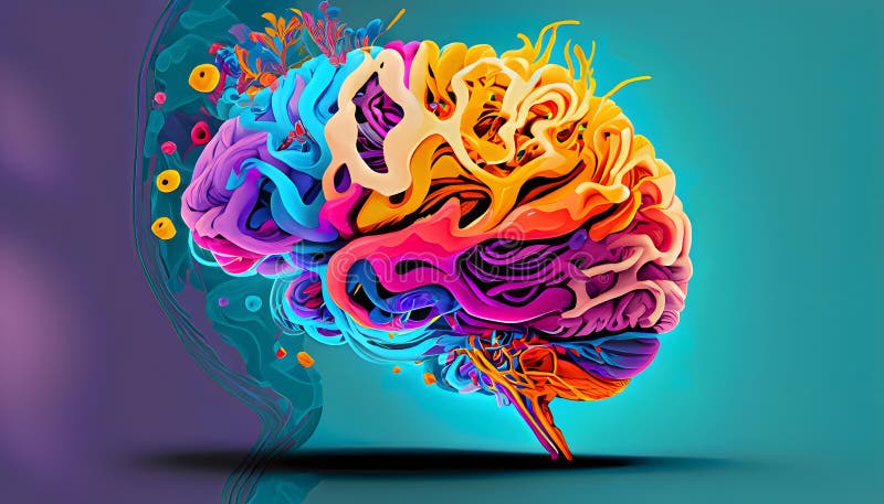 An Abstract Depiction of the Human Brain, Illustrating the Complexity ...