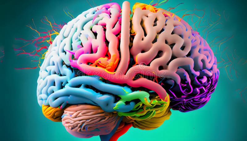 An Abstract Depiction of the Human Brain, Illustrating the Complexity ...