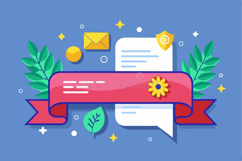 This Vibrant Notification Banner Features a Comment Alert Design with ...