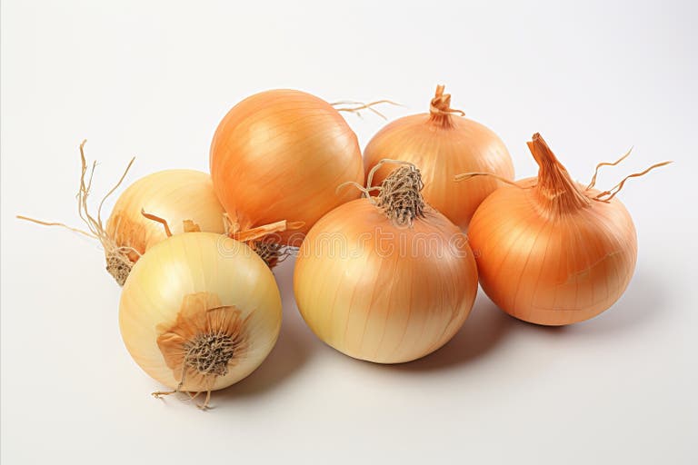 Vibrant Onions on Clean White Backdrop for Captivating Advertisements ...
