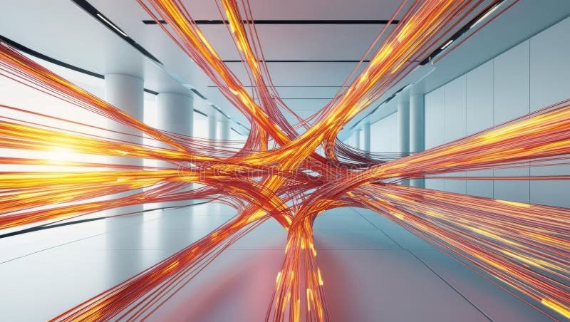 Vibrant Optical Threads Create Dynamic Interaction in Modern ...