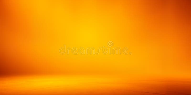 Vibrant Orange Background Studio Shot Gradient Color Texture Empty ...