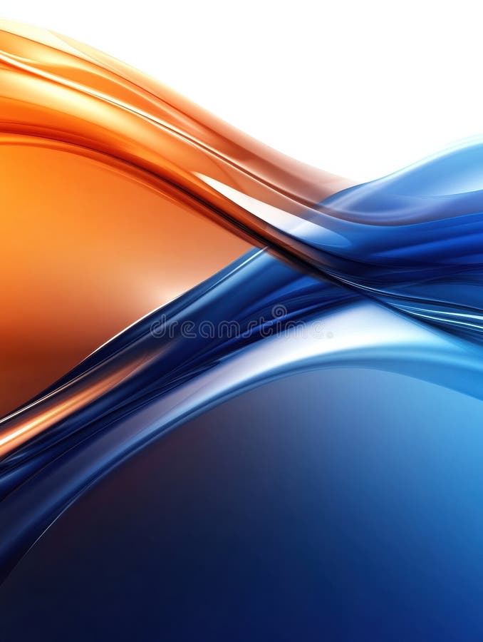 Elegant Blue Waves Flow Harmoniously Stock Photos - Free & Royalty-Free ...