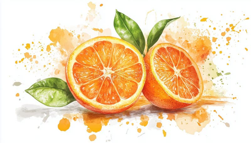 Vibrant Orange in Contrast with Crisp White Background Creates Striking ...