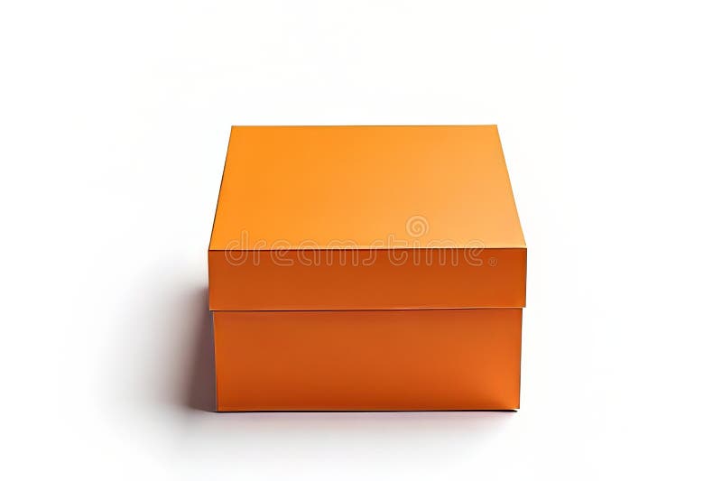 Vibrant Orange Gift Box Mockup a Comprehensive Design Resource for ...