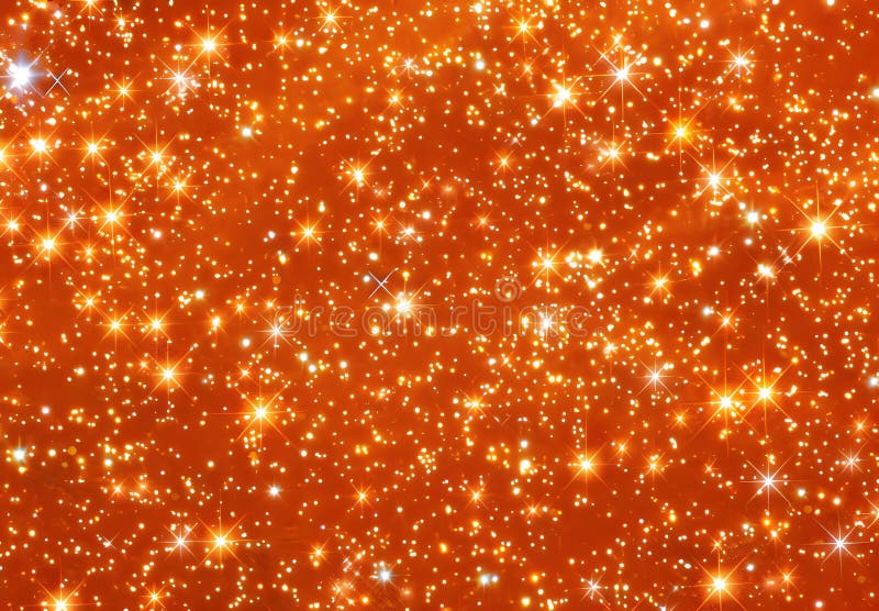 Sparkling Orange Glitter Texture Background Stock Illustration ...