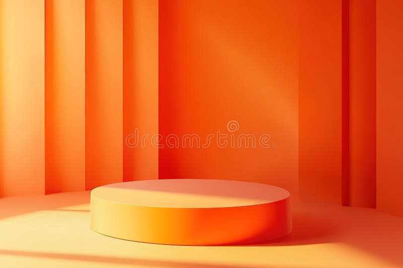 Vibrant Orange Gradient Background with Three Dimes: a Bold, Textured ...