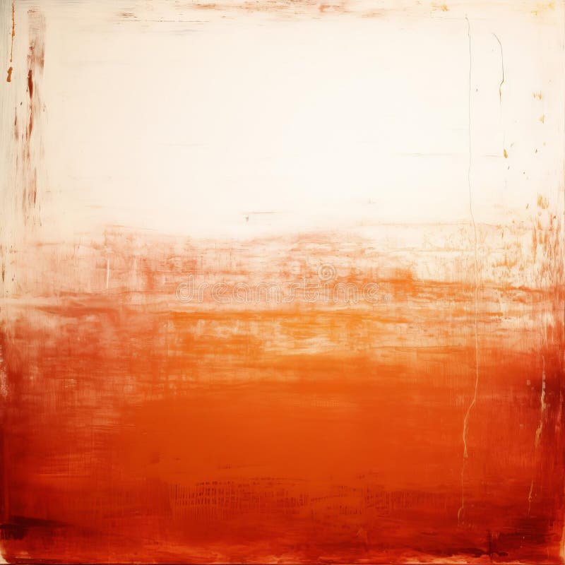 Vibrant Orange Rectangle on White Background Artwork Style Stock ...