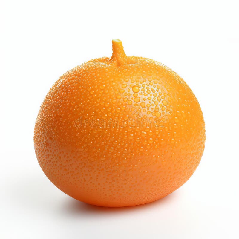 Vibrant Orange with Shiny Bumpy Texture on White Background Stock ...